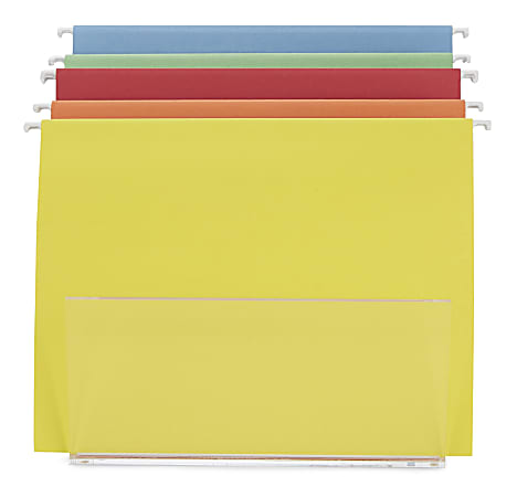 Mind Reader Acrylic 5-Compartment File Organizer, 4-3/4"H x 11"W x 10"D ...