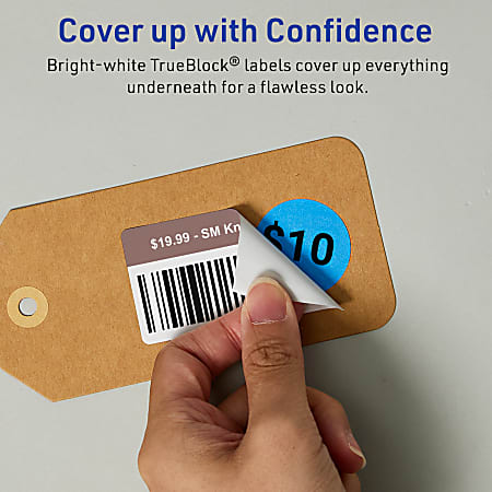 Avery Print To The Edge TrueBlock Labels With Sure Feed 94220 TWMP25 ...