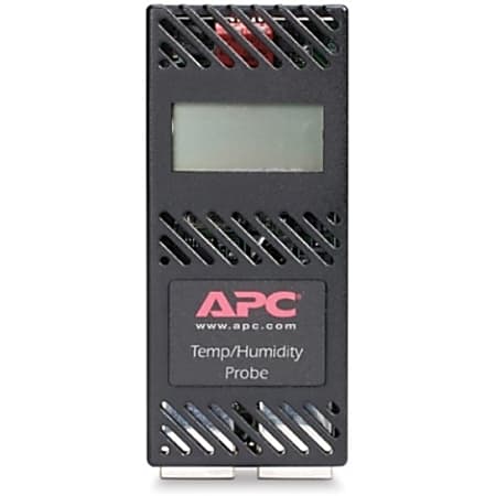 APC Temperature Humidity Sensor with Display Black - Office Depot