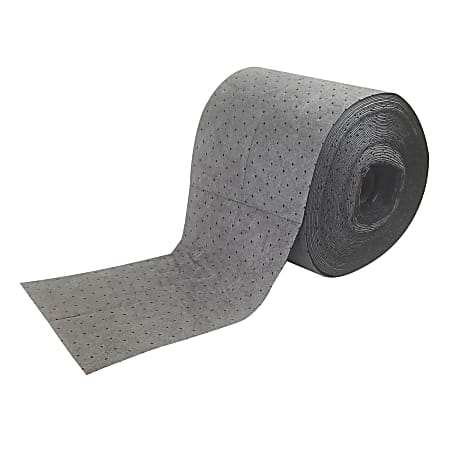 Hospeco TaskBrand Universal Sorbent Pads 15 x 150 Gray Pack Of 2 Rolls ...