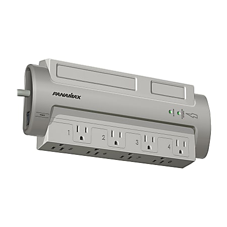 Panamax PowerMax PM8 EX 8 Outlet Surge Protector 6 Gray - Office Depot