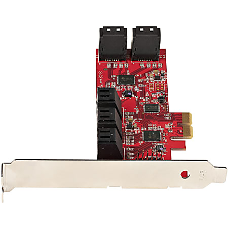 StarTech.com SATA PCIe Card 10 Port PCIe SATA Expansion Card 6Gbps SATA ...