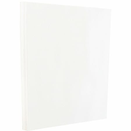 JAM Paper® Glossy 2-Sided Paper, White, Letter (8.5" x 11"), 100 Sheets ...