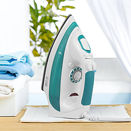 Commercial Care 1200W Steam Iron 11 14 H x 5 12 W x 4 58 D Green ...