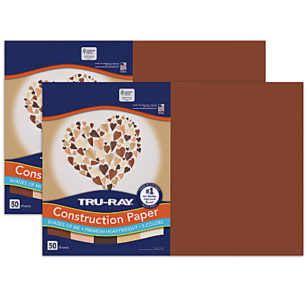 Tru Ray Construction Paper Heavyweight 12 x 18 5 Assorted Skin Tone ...