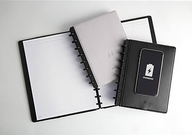 TUL WirelessWired Charging Discbound Notebook Leather Cover Junior Size ...