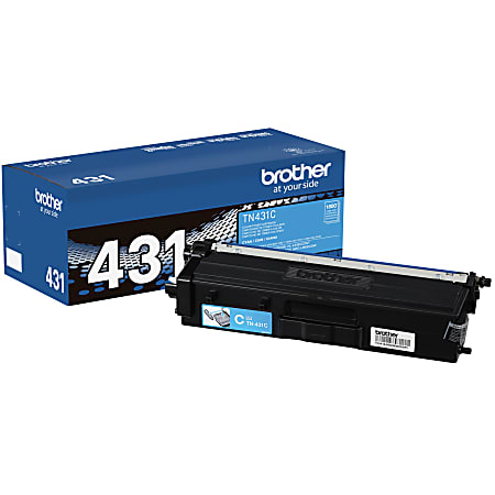 Brother TN 431 Cyan Toner Cartridge TN 431C - Office Depot