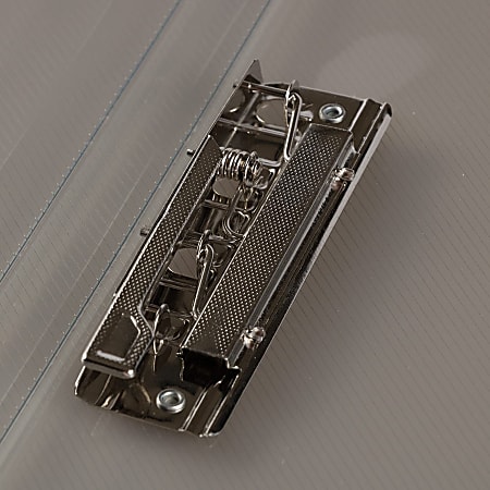 JAM PAPER Plastic Clamp Binder 0.75 inch Smoke Gray Sold Individually ...