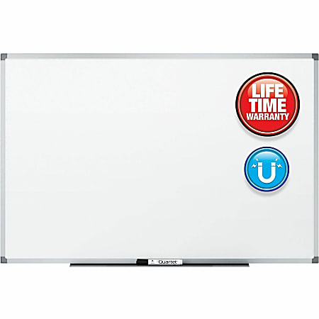 Quartet Standard DuraMax Porcelain Magnetic Dry Erase Whiteboard 96 x ...