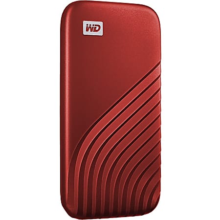WD My Passport WDBAGF0010BRD WESN 1 TB Portable Solid State Drive Red ...