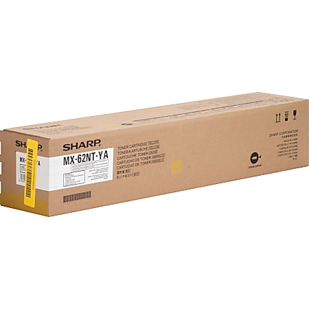 Sharp MX62NTYA Original Toner Cartridge Laser High Yield 40000 Pages ...