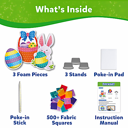 Skillmatics Poke in Art Easter Craft Kit Kit Of 500 Pieces - Office Depot