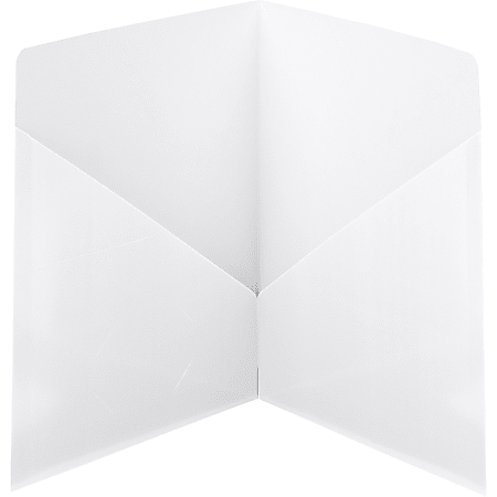 Smead Classic 2 Pocket Folders White Box Of 25 Folders - Office Depot
