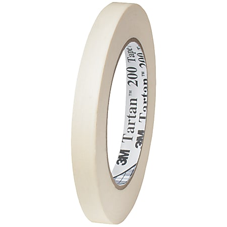 3M Tartan 200 Masking Tape 3 Core 0.5 x 60 Yd. Natural Case Of 12 ...