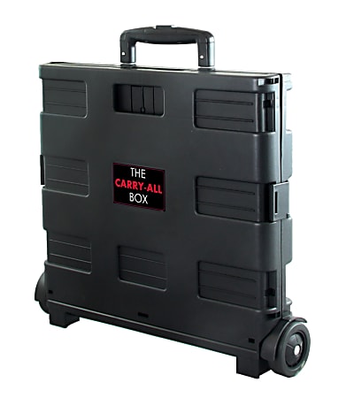 Elama Home Heavy Duty Carry All Easy Folding Cart Black - Office Depot