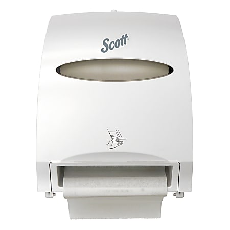 Scott Essential Electronic Hard Roll Paper Towel Dispenser White - ODP ...