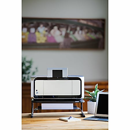 Allsop Metal Art Printer Plus Stand 6 H x 19 W x 16 D Pearl Black ...