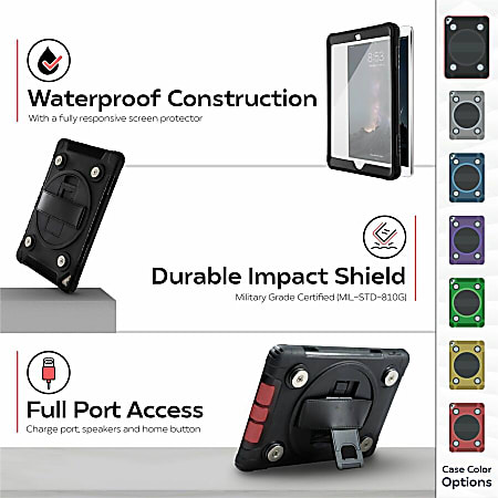 CTA Digital Magnetic Splash Proof Case with Metal Mounting Plates for ...