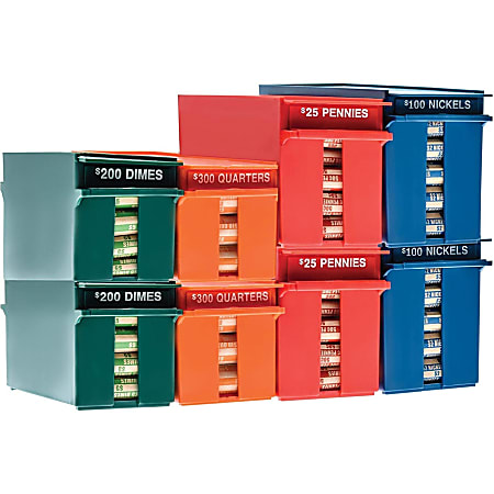 Nadex Coins Storage Case External Dimensions 14 x11.5 x 5 Padlock ...