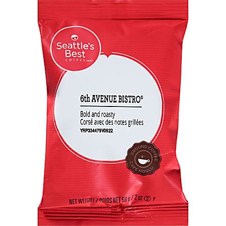 Seattles Best Coffee Single Serve Coffee Packets Level 4 Henrys Blend ...