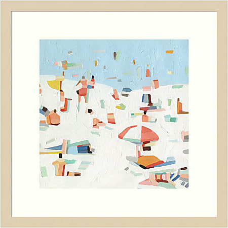 Amanti Art Summer Confetti III by Emma Scarvey Wood Framed Wall Art ...