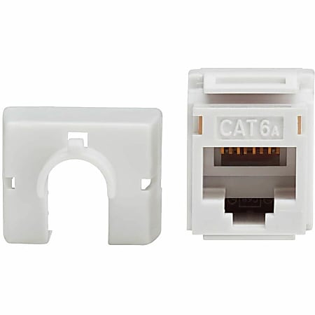 Eaton Tripp Lite Series Cat6a Keystone Jack 4PPoE Compliant 110Krone ...