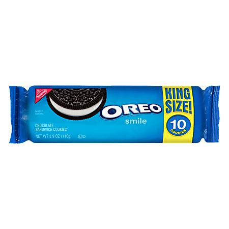 Oreo King Size Cookie Pack 3.9 Oz - Office Depot