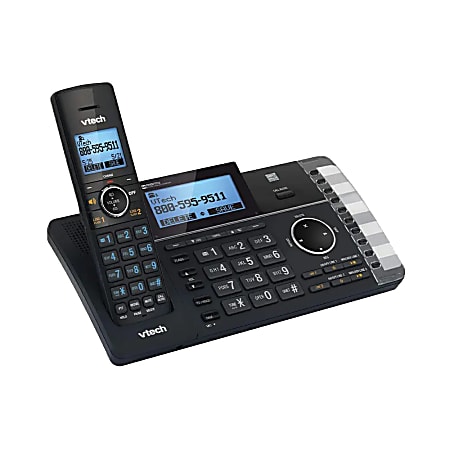 VTech 2 Line Answering System With Smart Call Black VT DS6251 - Office ...
