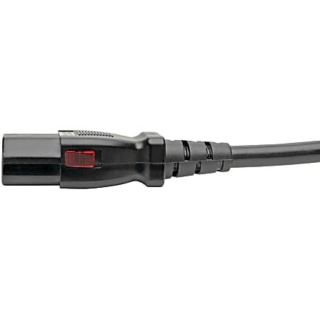 Eaton Tripp Lite Series Computer Power Cord NEMA 5 15P to Locking C13 10A 125V 18 AWG 3 ft. 0.91 ...