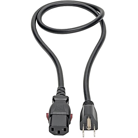 Eaton Tripp Lite Series Computer Power Cord NEMA 5 15P to Locking C13 ...