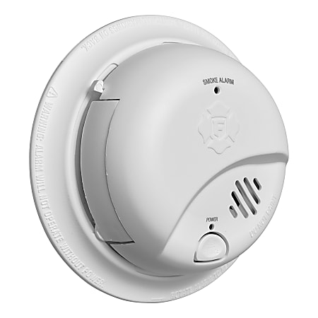 First Alert Battery Operated Smoke Alarm 8 12 H x 6 12 W x 3 18 D White ...