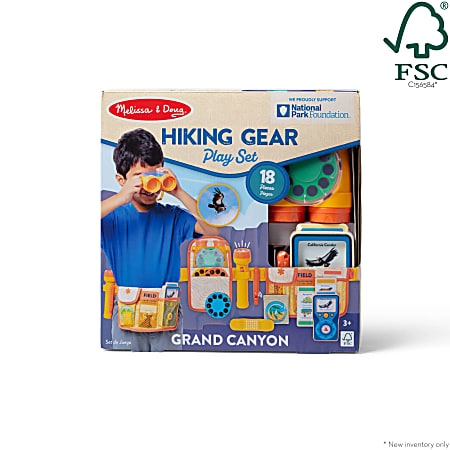Melissa Doug Grand Canyon Hiking Gear Play Set 11 1316 x 11 1316 ...