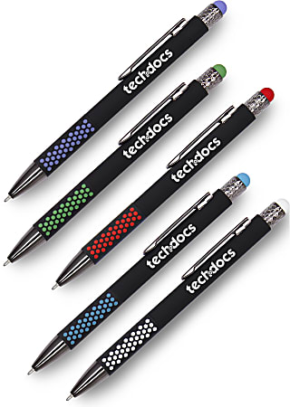 Sample Custom Promotional Honeycomb Stylus Gel Pen - Office Depot