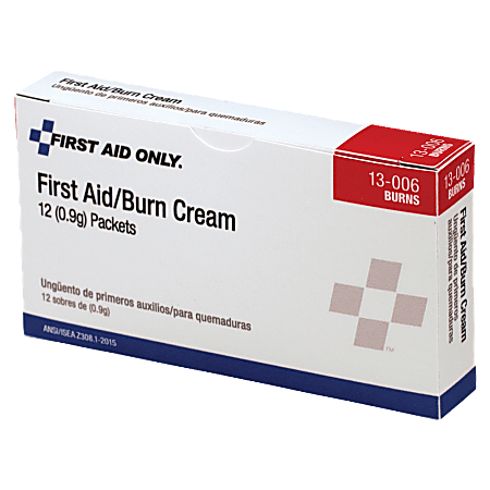 First Aid Only Burn Cream Packets Box Of 12 - Office Depot