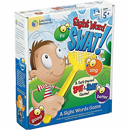 Learning Resources Sight Words Swat A Sight Words Game Learning ...