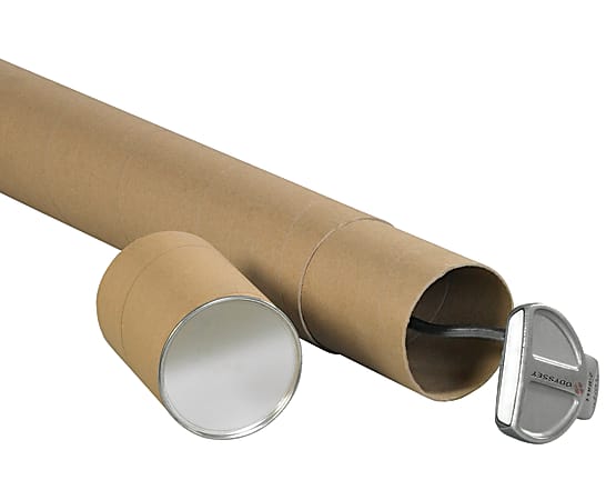 Office Depot® Brand 3-Piece Telescopic Mailing Tubes, 3" x 48", 80% ...
