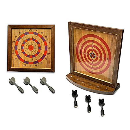 Quick Communication Corp. Magnetic Dartboard Game Blue - Office Depot