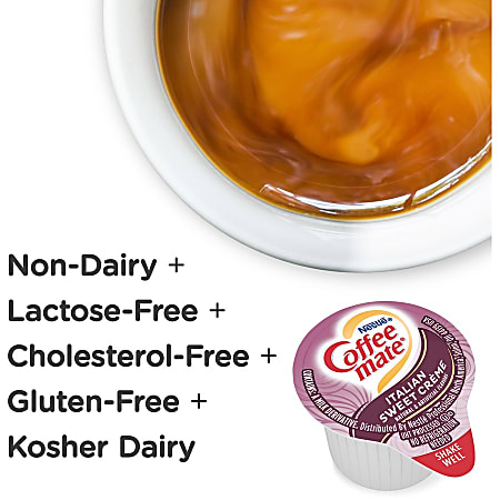 Coffee mate Italian Sweet Creme Nondairy Liquid Creamer Singles Italian ...
