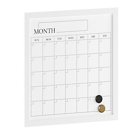 Martha Stewart Everette Magnetic Monthly Calendar Dry Erase Board 18 x ...
