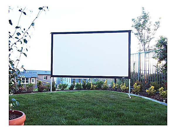 Elite Screens Yard Master 2 Series OMS120H2 Projection screen with legs ...