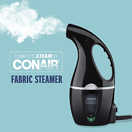 Conair CompleteSteam Travel Fabric Steamer Black - Office Depot