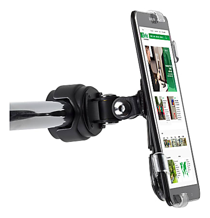 Tarifold Pole Mount Tablet Holder BlackClear X570057 - Office Depot