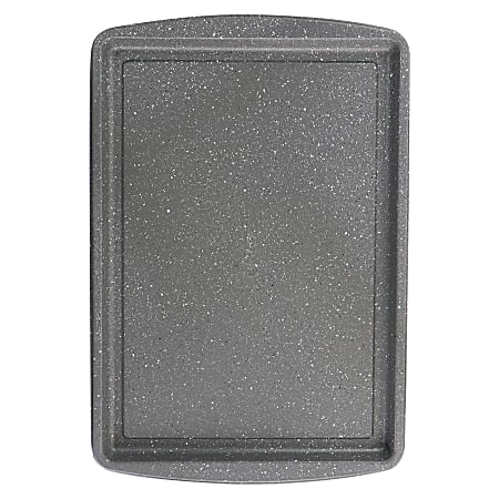 Oster 3 Piece Carbon Steel Non Stick Cookie Sheet Set Gray - Office Depot