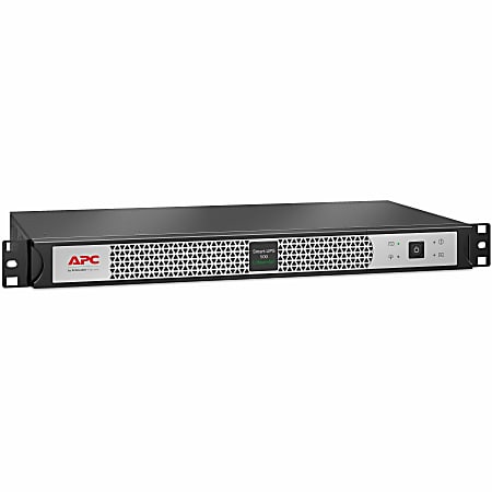 APC Smart UPS Line Interactive 500VA Lithium ion Rackmount 1U 120V 4x NEMA 5 15R outlets ...