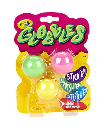 Crayola Globbles Squish Toys Pack Of 3 - Office Depot