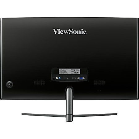 ViewSonic 27 Full HD Curved LED LCD Monitor HDMI x 2 VGA Audio In Audio ...