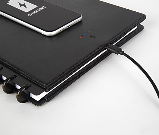 TUL WirelessWired Charging Discbound Notebook Leather Cover Junior Size ...