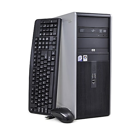 Hp Compaq Dc Refurbished Desktop Pc Intel Core Duo Gb Memory Tb Hard Drive Windows
