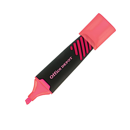 Office Depot Brand Liquid Highlighters Chisel Point BlackTranslucent ...