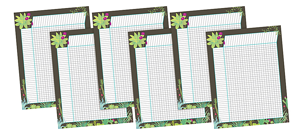 Barker Creek Incentive Charts 22 x 17 Multicolor Pack Of 6 Charts ...